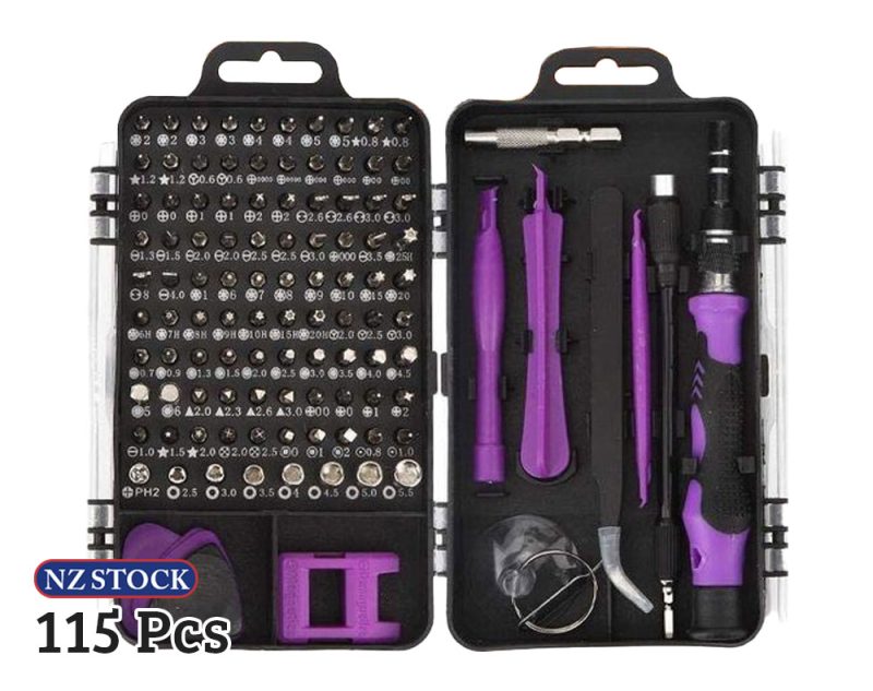 115pcs Screwdriver Tool Kit - NZ HUB