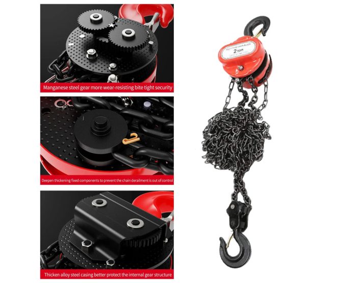 Chain Block Hoist 2Ton - NZ HUB